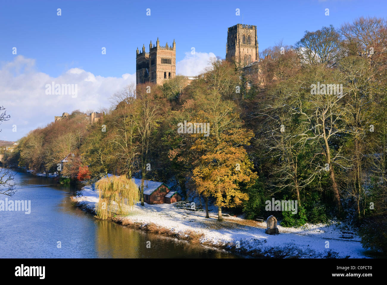 Durham Cathedral Snow Winter High Resolution Stock Photography and ...