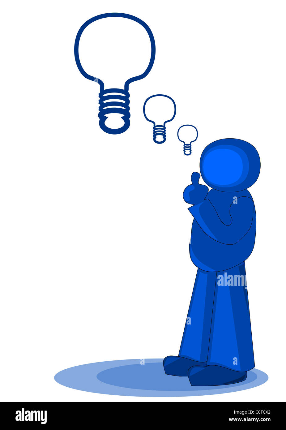 Man with a vision Stock Photo - Alamy