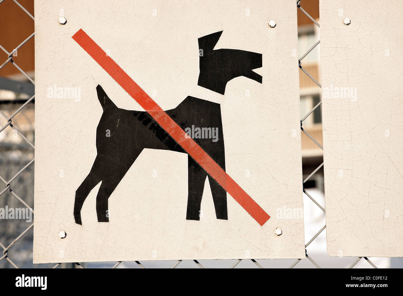 No dogs sign Stock Photo - Alamy