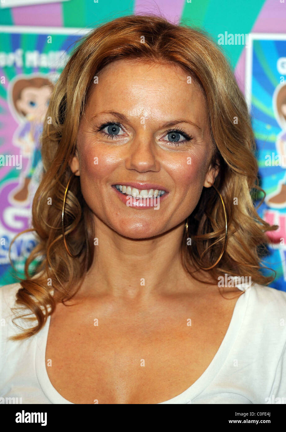 Geri Halliwell signs copies of her book Ugenia Lavender at Waterstones ...