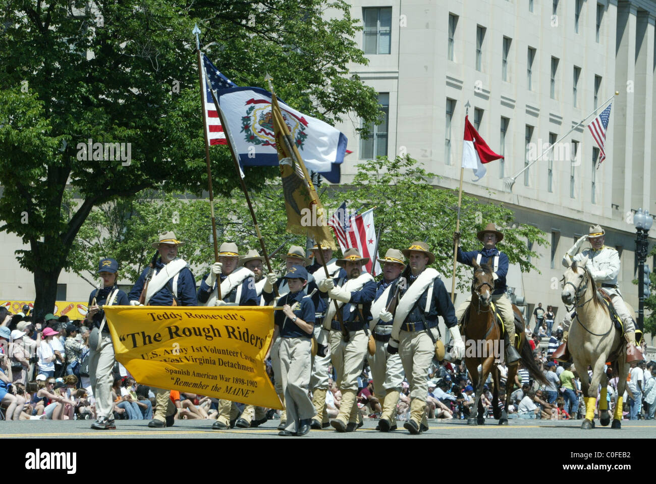 Teddy Roosevelt rRoughriders Annual Memorial Day Parade on Constitution ...