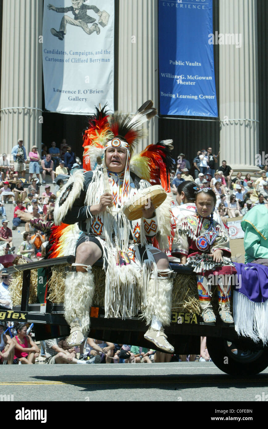 Native American Indian Annual Memorial Day Parade on Constitution ...