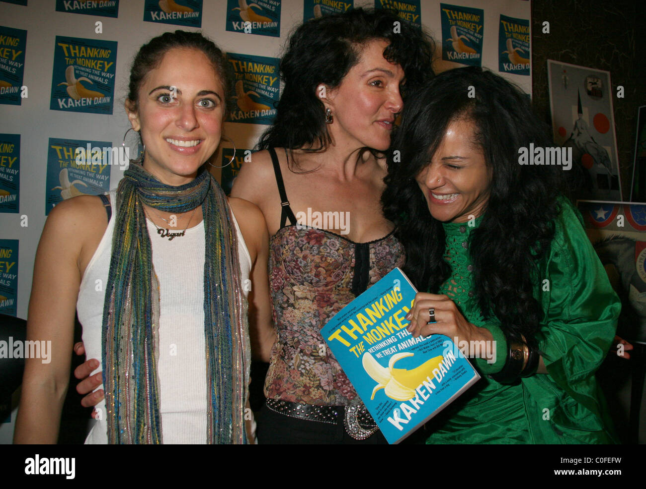 Portia White, Karen Dawn, Guest 'Thank the Monkey' Book Party at the ...