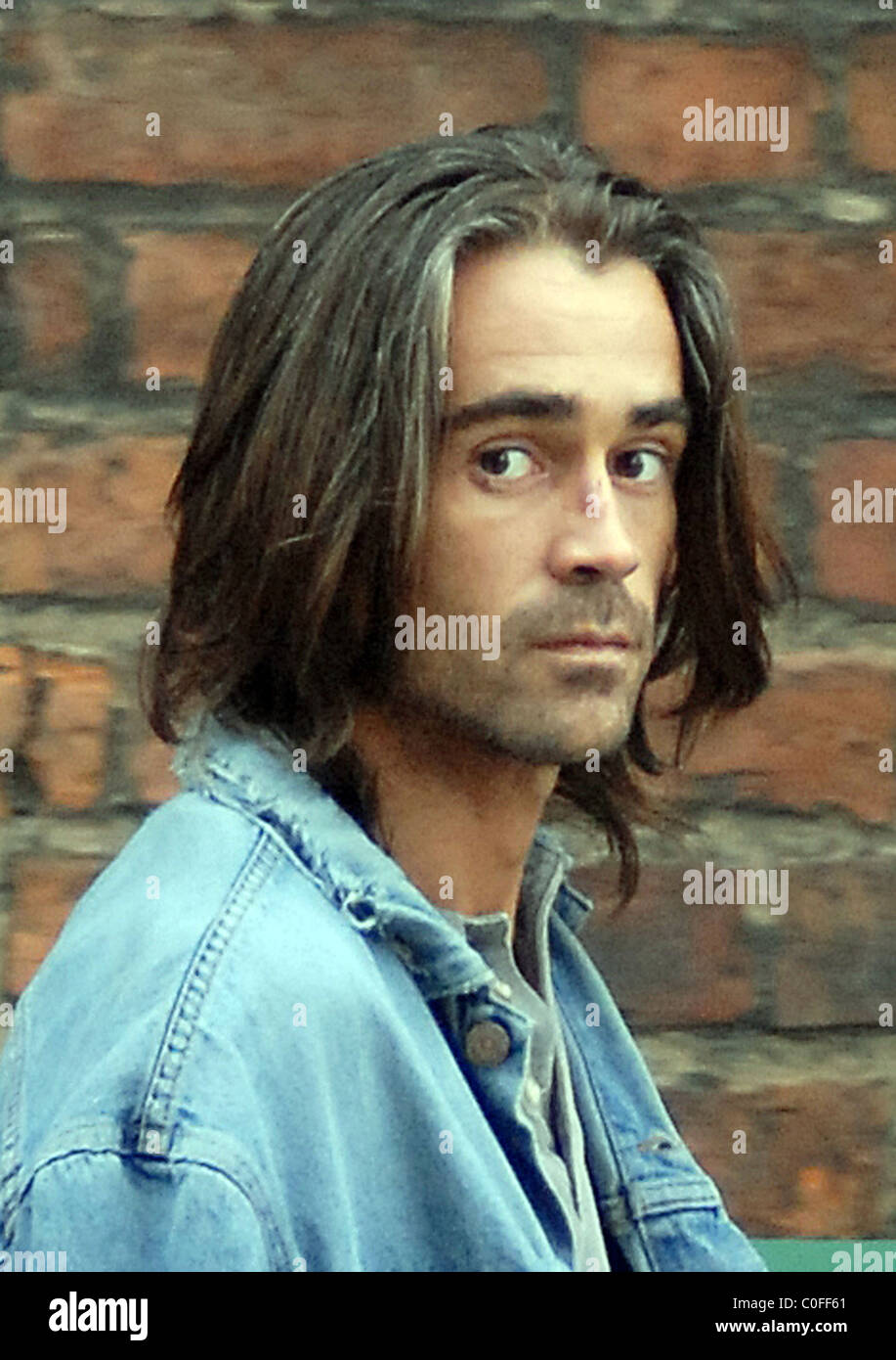 Colin Farrell on the set for his new film 'Triage' Dublin, Ireland - 27 ...