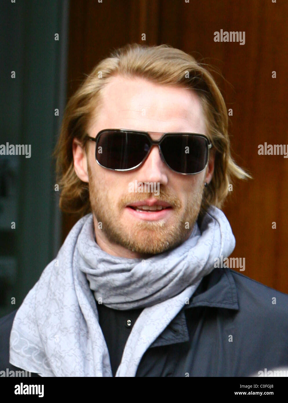 Ronan Keating from Boyzone arrives at the BBC Radio One studios London ...