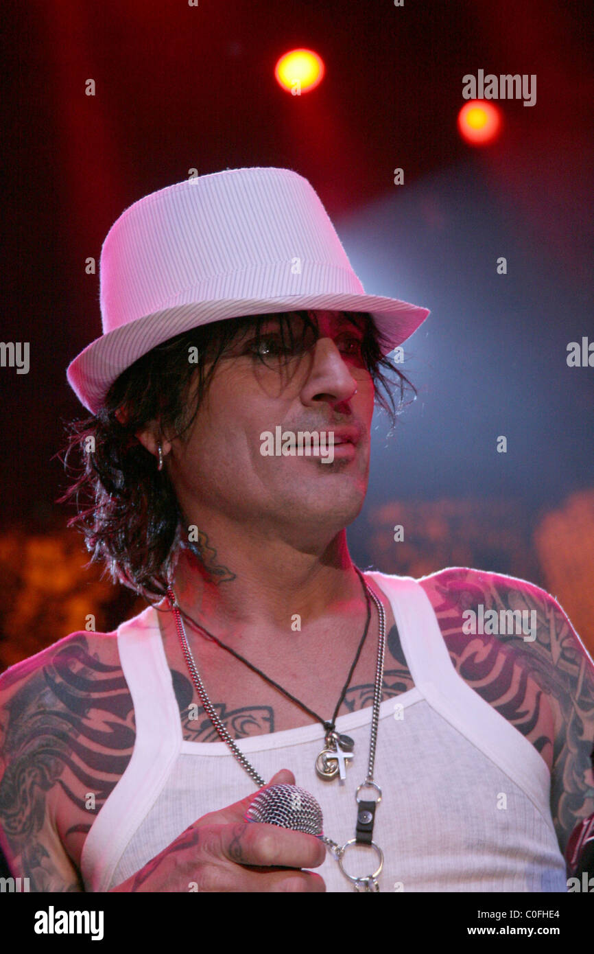Tommy Lee perform at the Premiere of Discovery Communication's "Planet ...