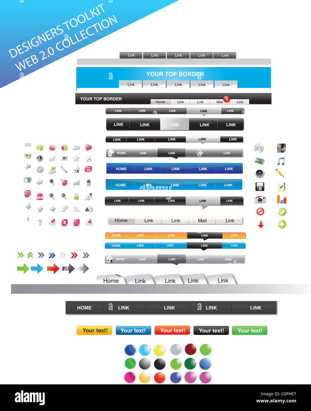 Web toolkit hi-res stock photography and images - Alamy