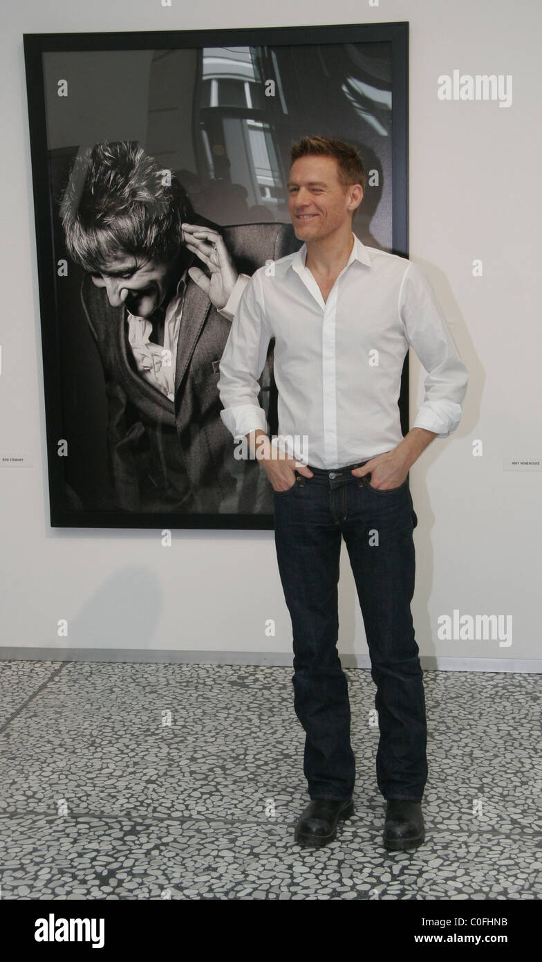 Bryan Adams at a photocall for the grand opening of his photo ...