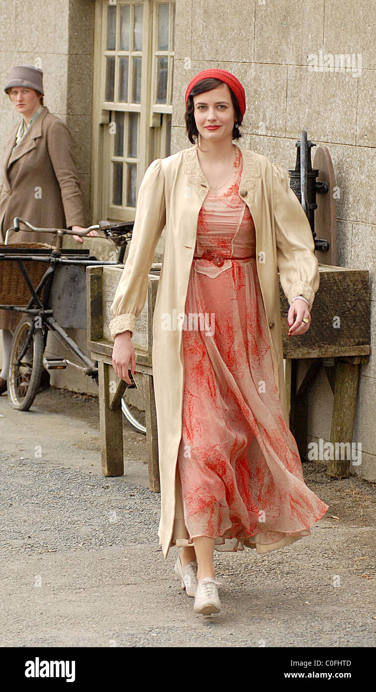Eva Green On the set of the feature film 'Cracks' Wicklow, Ireland - 27 ...