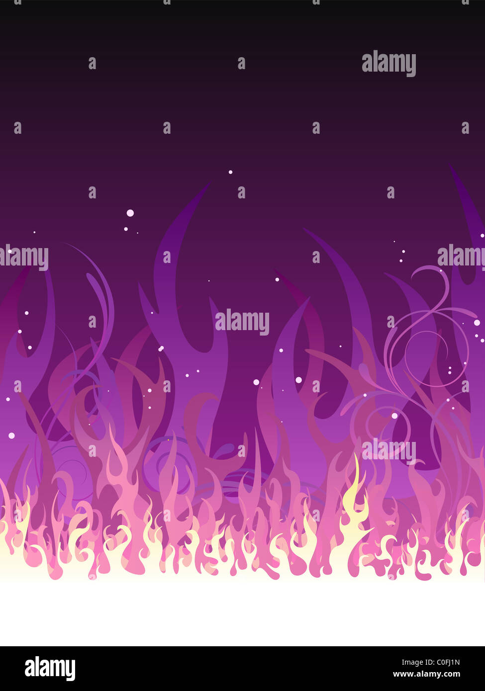 Purple flames hi-res stock photography and images - Alamy