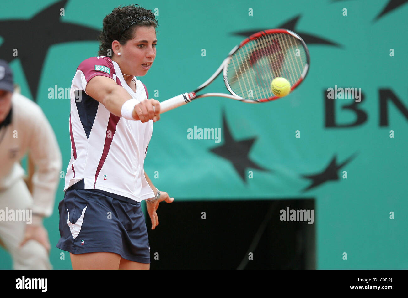 Carla Suárez-Navarro Roland Garros 2008 French Open - Day 4 Paris ...
