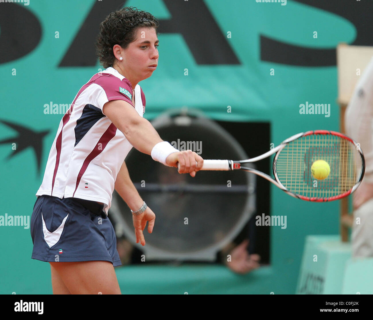 Carla Suárez-Navarro Roland Garros 2008 French Open - Day 4 Paris ...