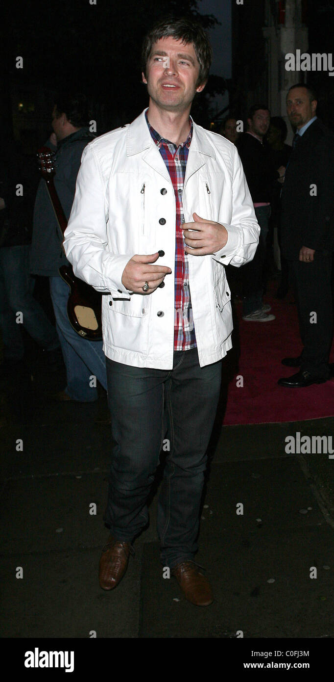 Noel Gallagher leaving the Percy and Reed Launch party London, England ...