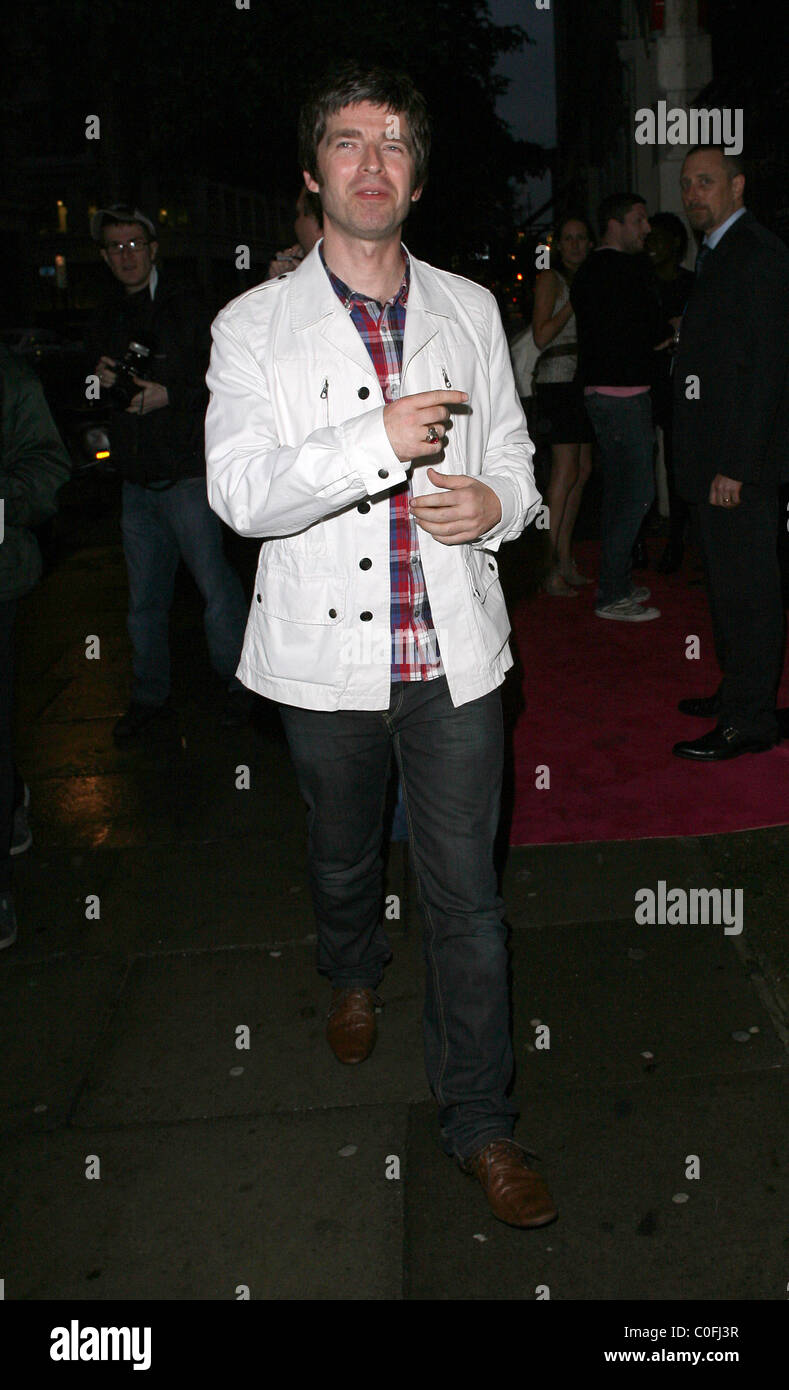 Noel Gallagher leaving the Percy and Reed Launch party London, England ...