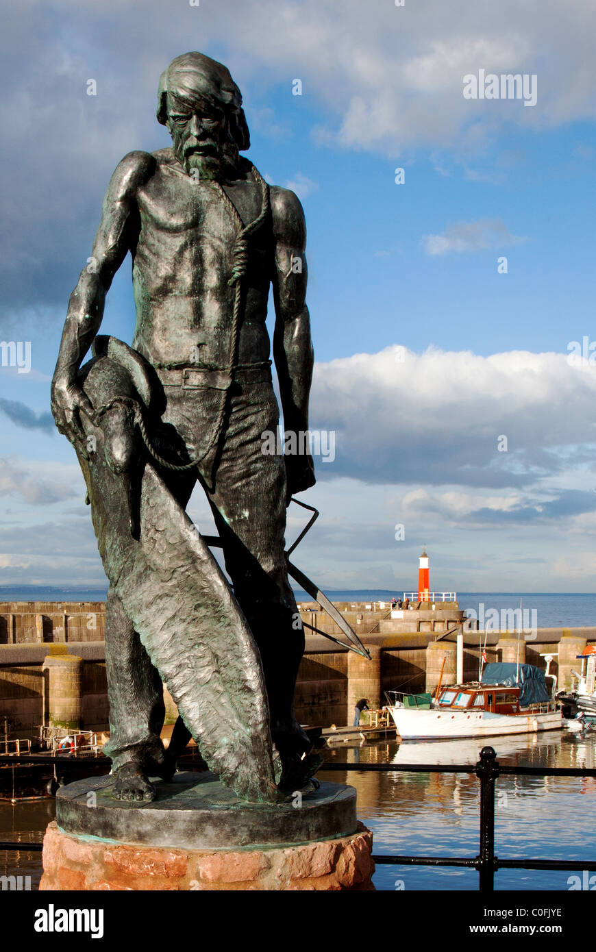 "The Ancient Mariner" Statue/Sculpture on the Quayside at Watchet ...