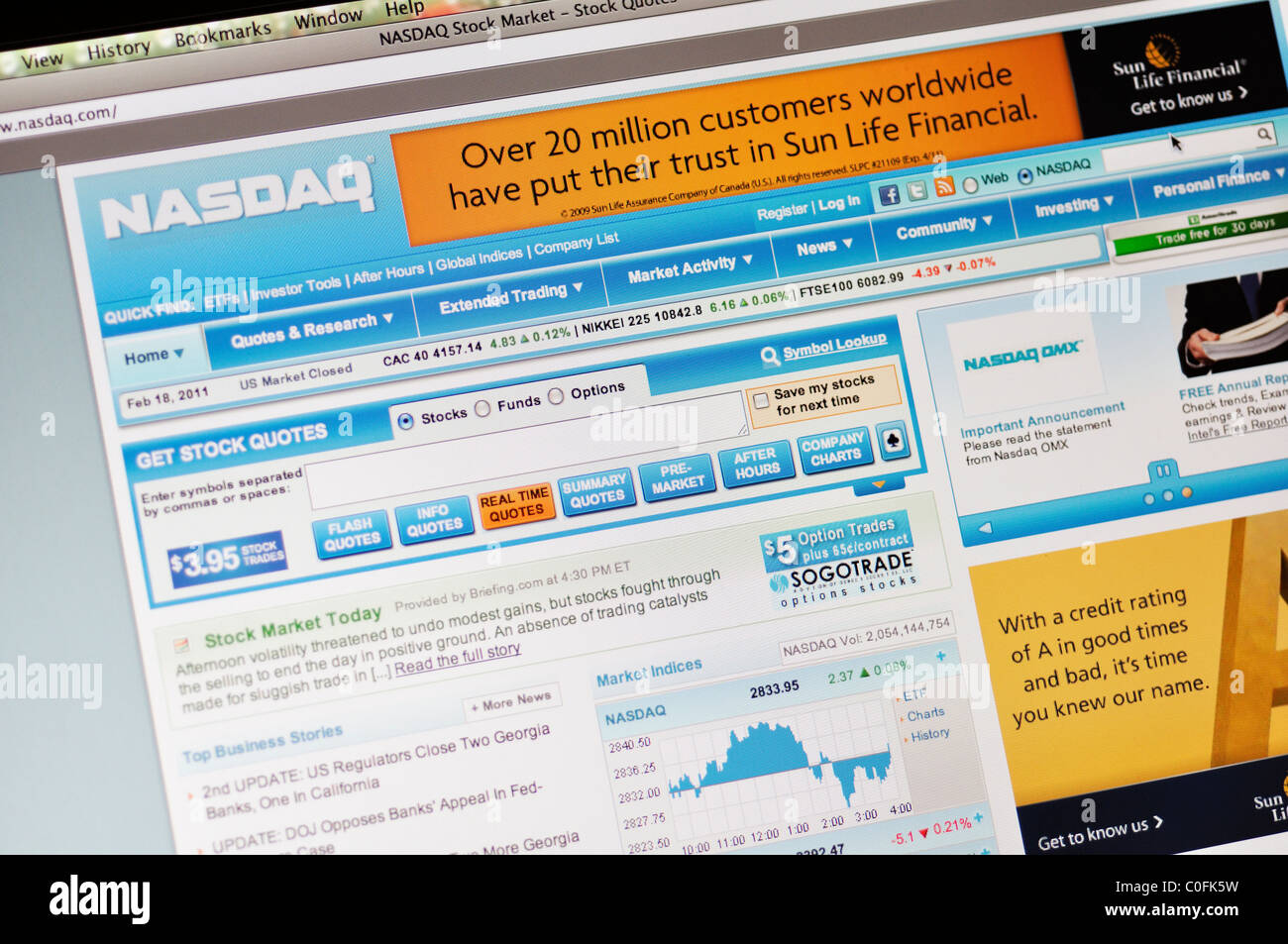 Nasdaq hi-res stock photography and images - Alamy
