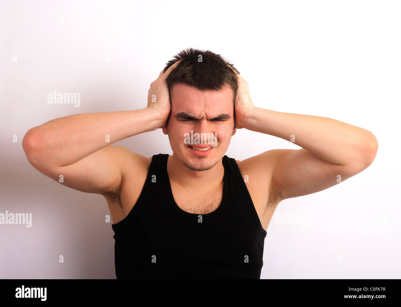 Stop that noise Stock Photo - Alamy