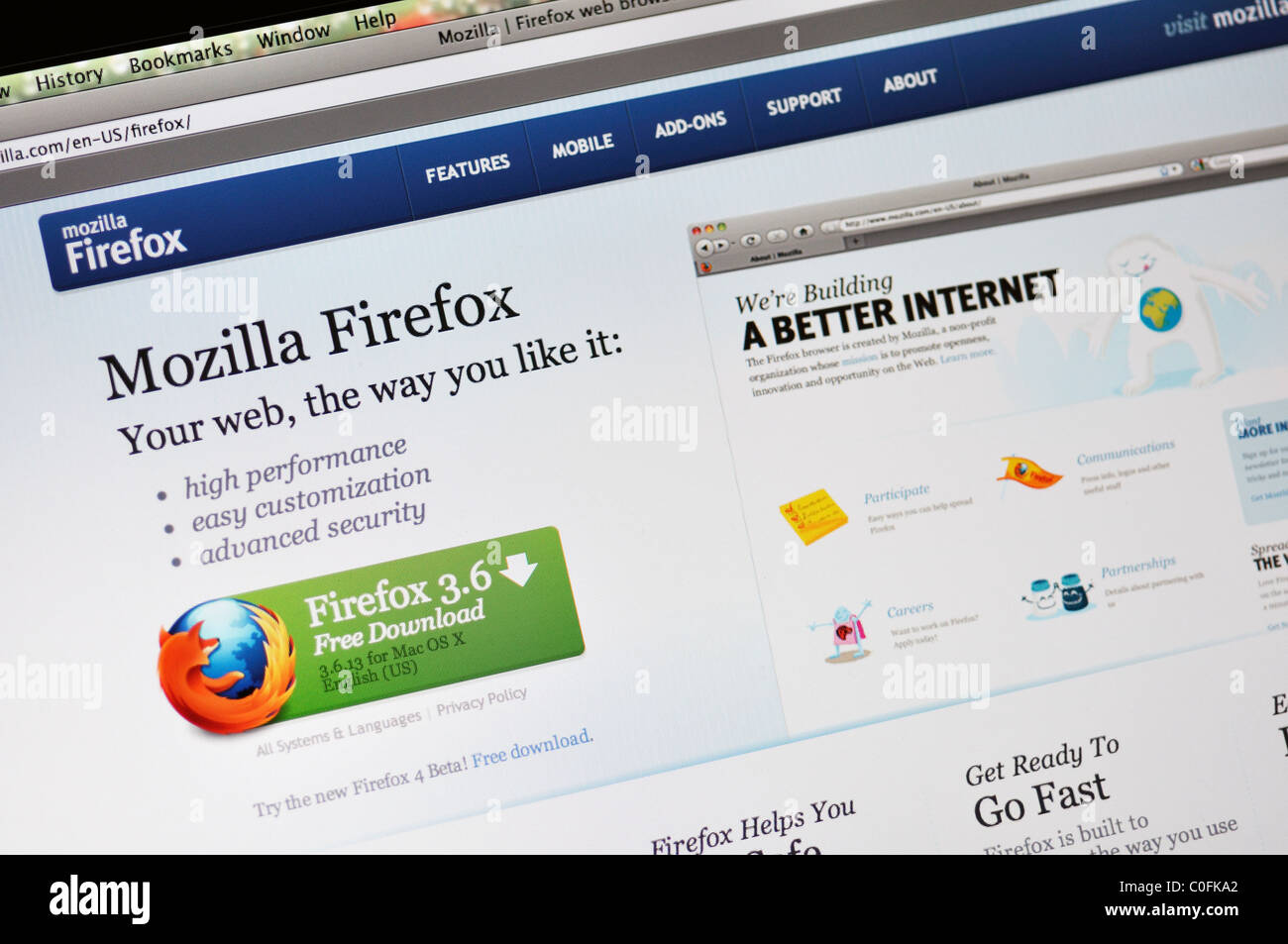 Mozilla firefox hi-res stock photography and images - Alamy