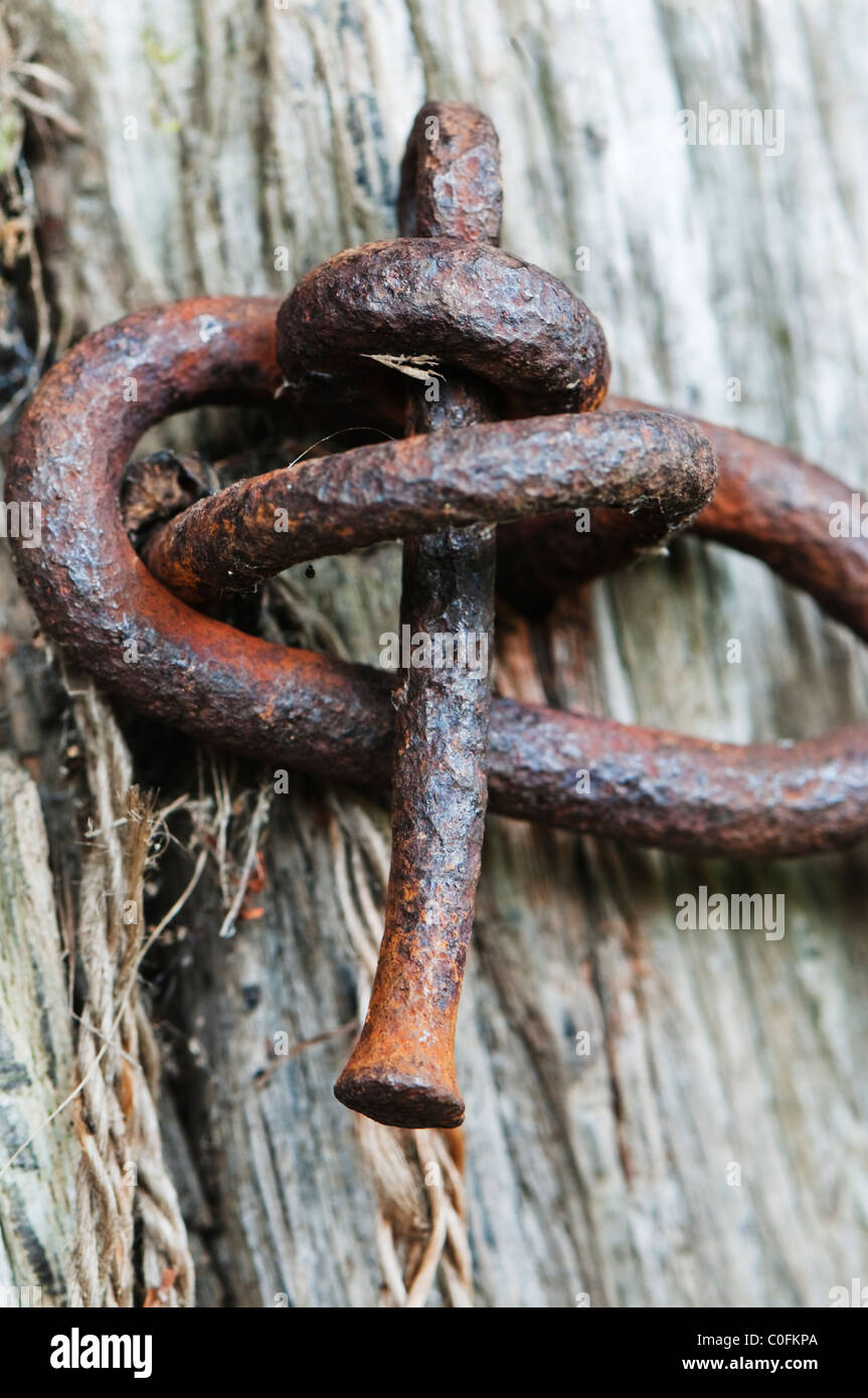 Old rusted metal bolt Stock Photo - Alamy