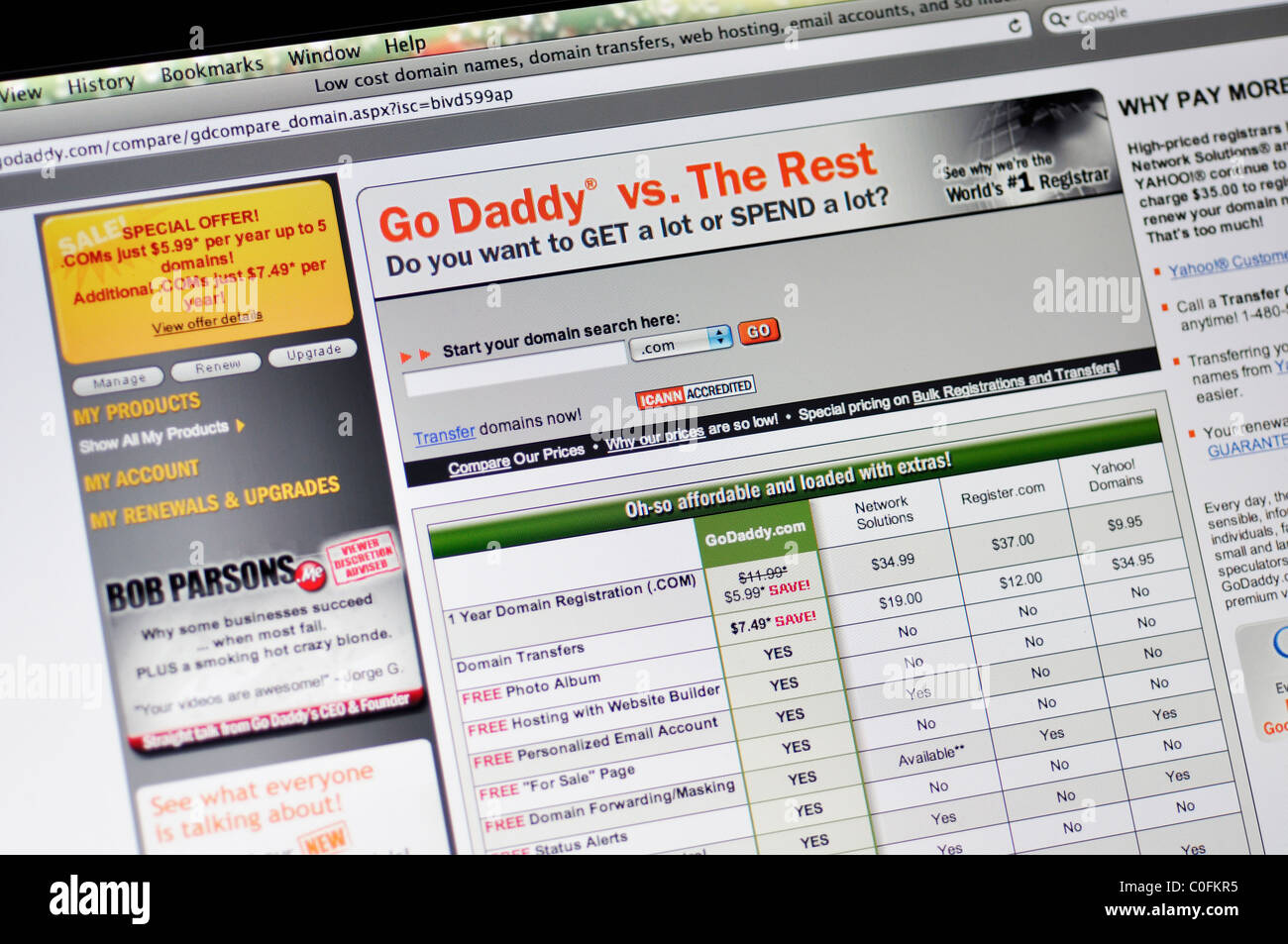 Godaddy hi-res stock photography and images - Alamy
