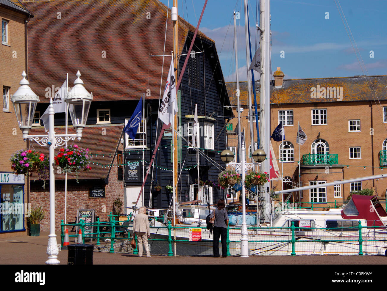 The Inner Harbour at Brighton Marina, Brighton, East Sussex, England ...