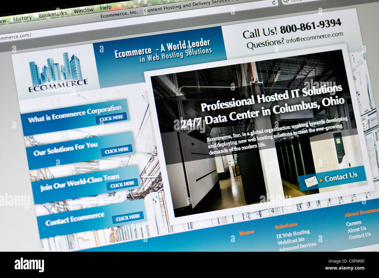 E commerce website hi-res stock photography and images - Alamy