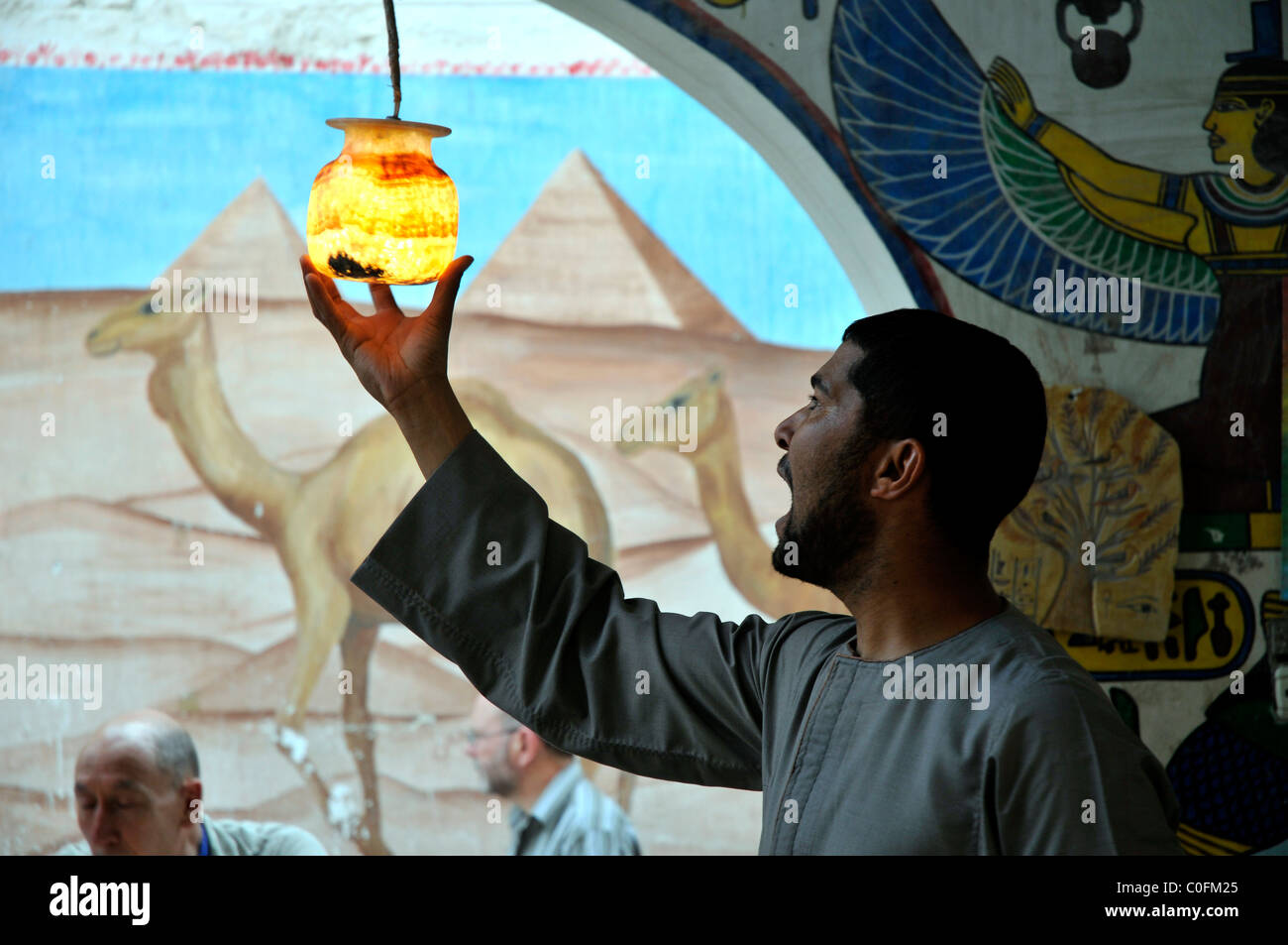 Alabaster carving workshop, Egypt Stock Photo - Alamy