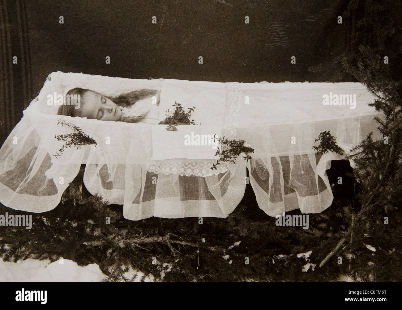 Little Girl In Coffin