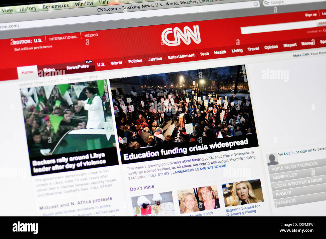 Cnn news hi-res stock photography and images - Alamy