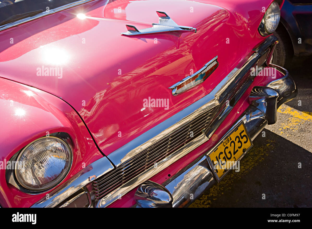 Restored 1950s cuban taxi hi-res stock photography and images - Alamy