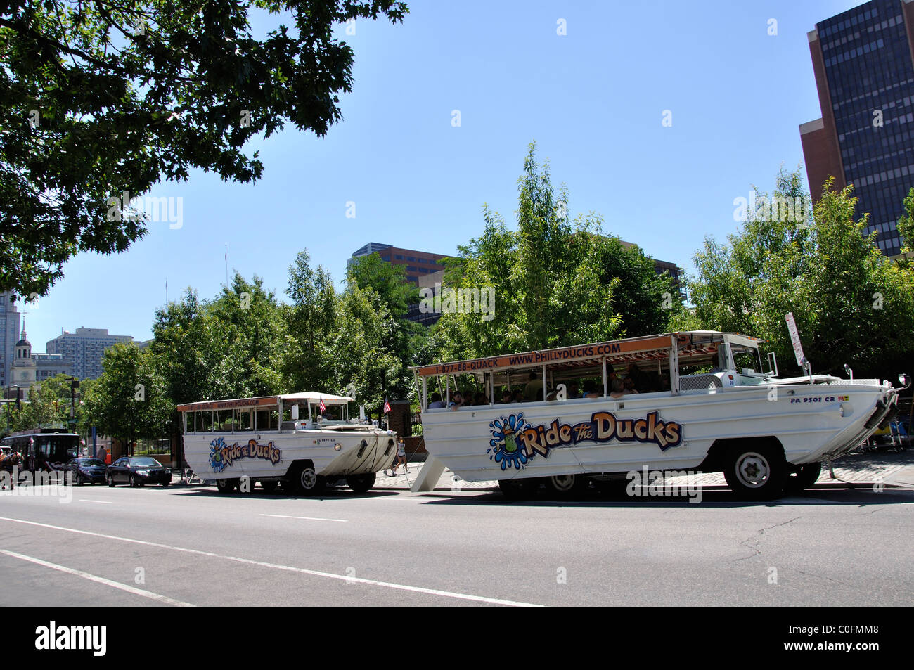 Ride the Ducks tour, Philadelphia, Pennsylvania, USA Stock Photo - Alamy