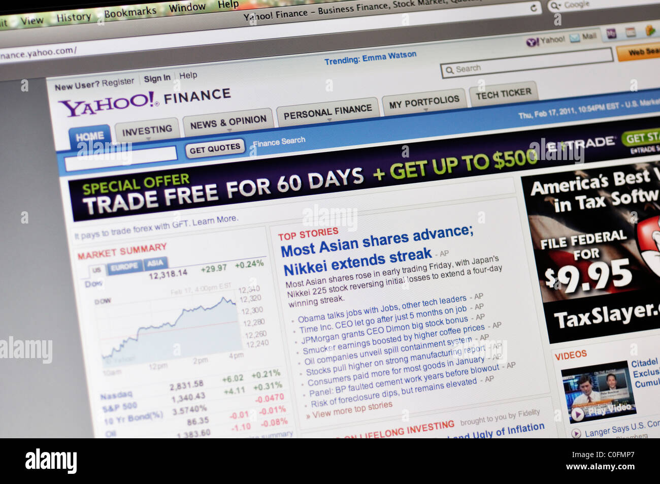 Finance internet finance hi-res stock photography and images - Alamy