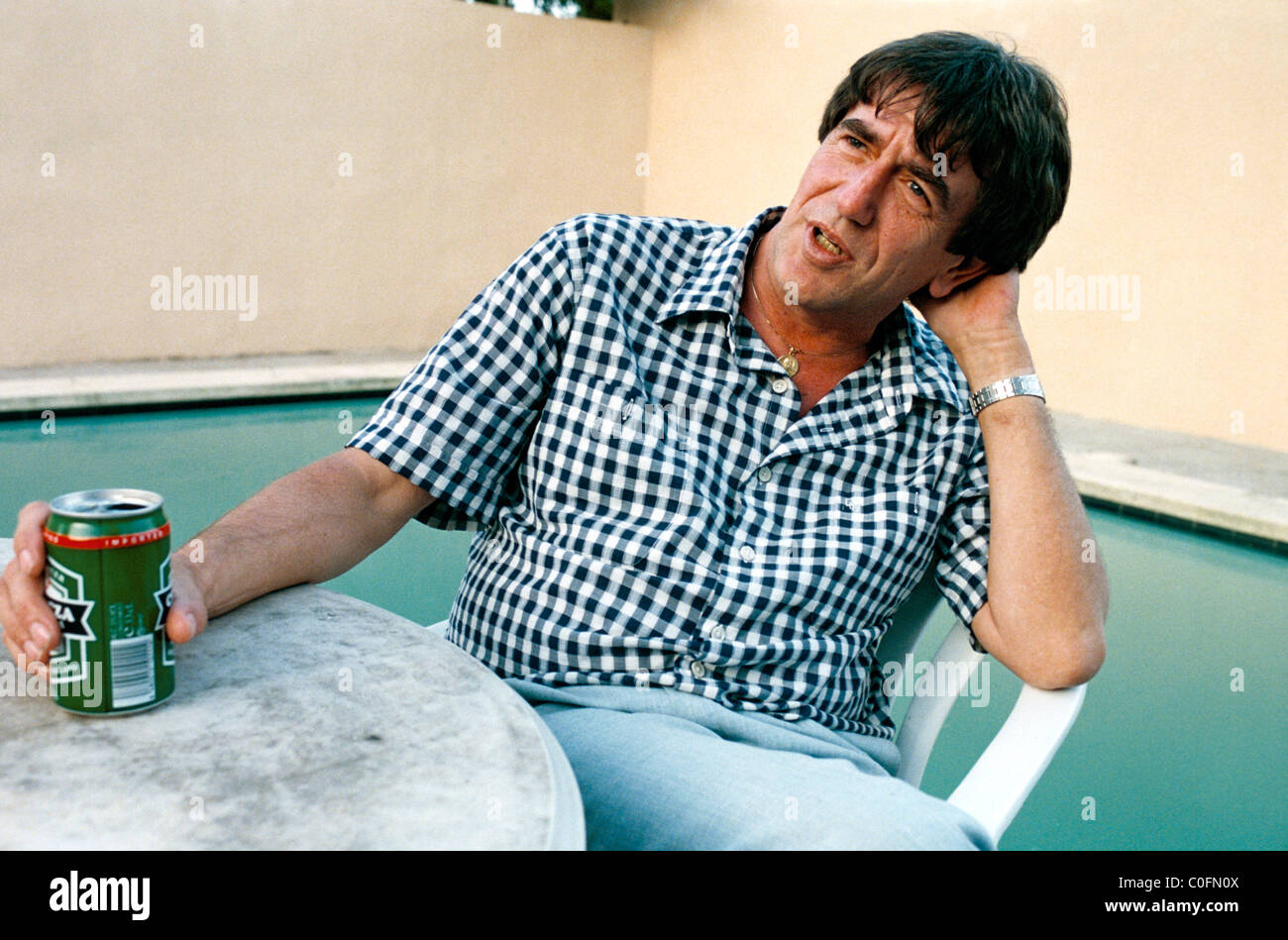 The cannabis dealer and smuggler Howard Marks relaxing in Majorca a few ...