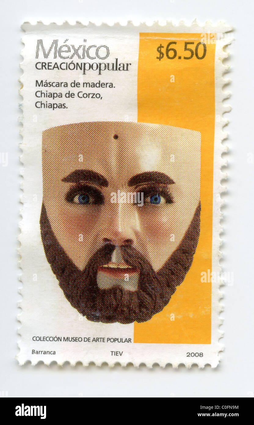 Mexico postage stamp Stock Photo - Alamy