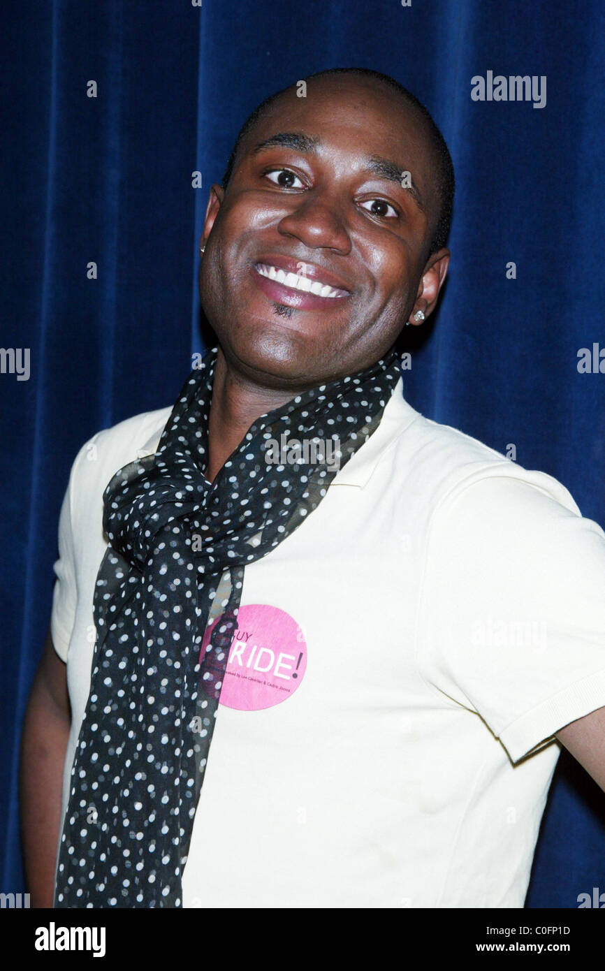 Cedric Jones In rehearsal for 'Guy Pride: The World's 1st MAN-sical ...