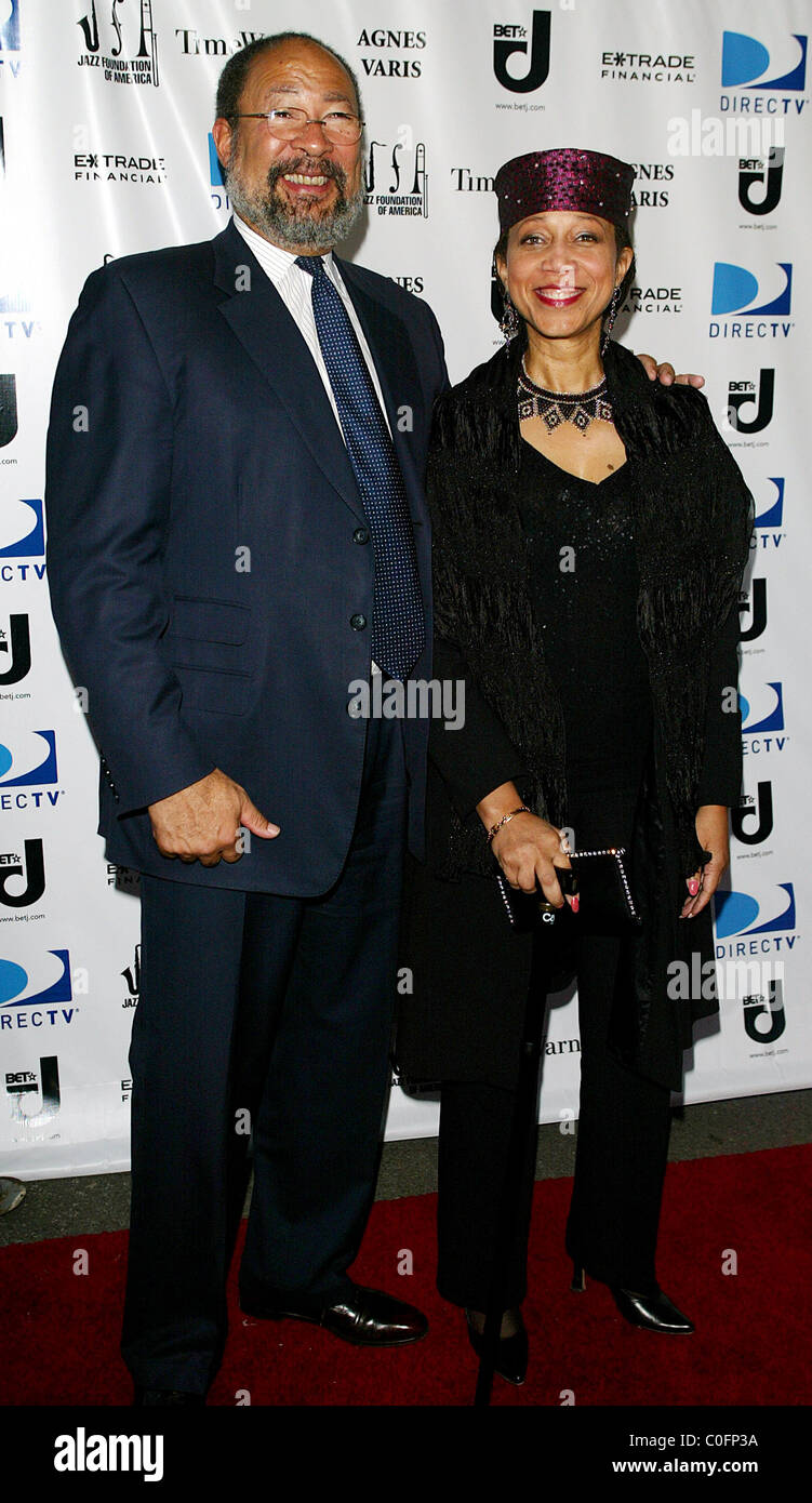 Dick Parsons and Attilah Shabbaz at the The Jazz Foundation of America ...