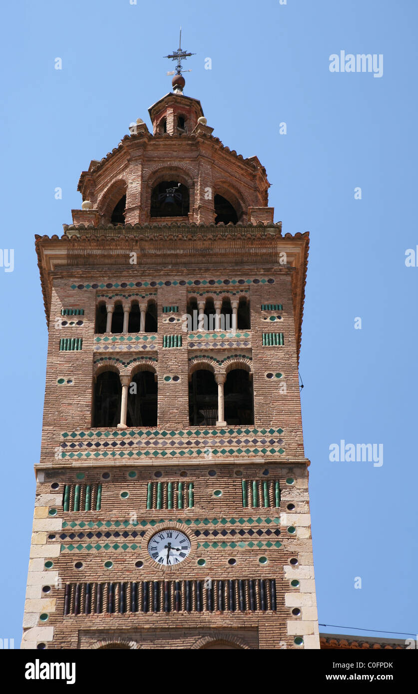Mudejar tower Teruel Spain Stock Photo - Alamy