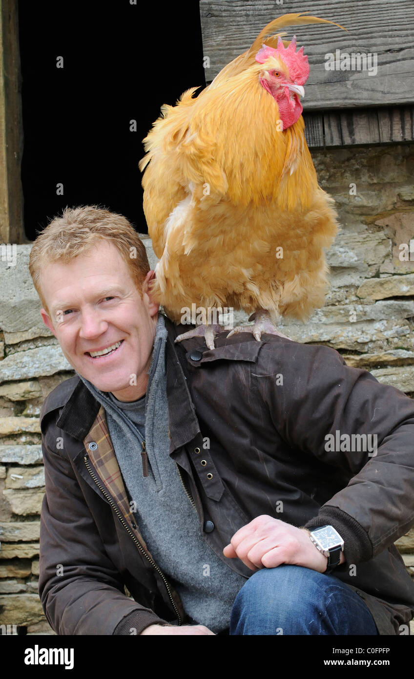Adam Henson Cotswold farmer at Adam's farm. BBC Countryfile presenter ...
