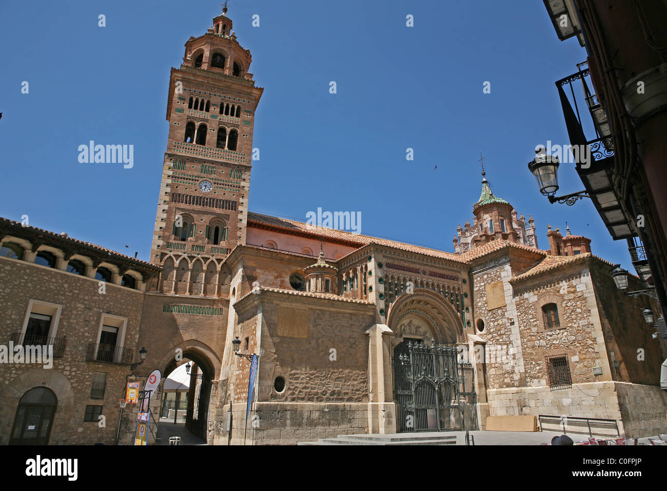 Mudejar tower Teruel Spain Stock Photo - Alamy