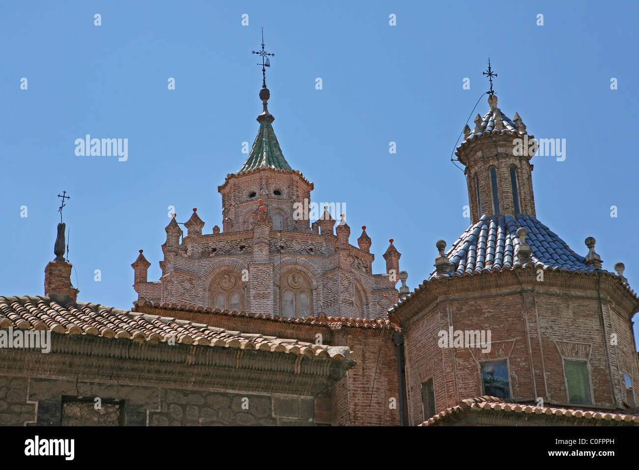 Mudejar tower Teruel Spain Stock Photo - Alamy