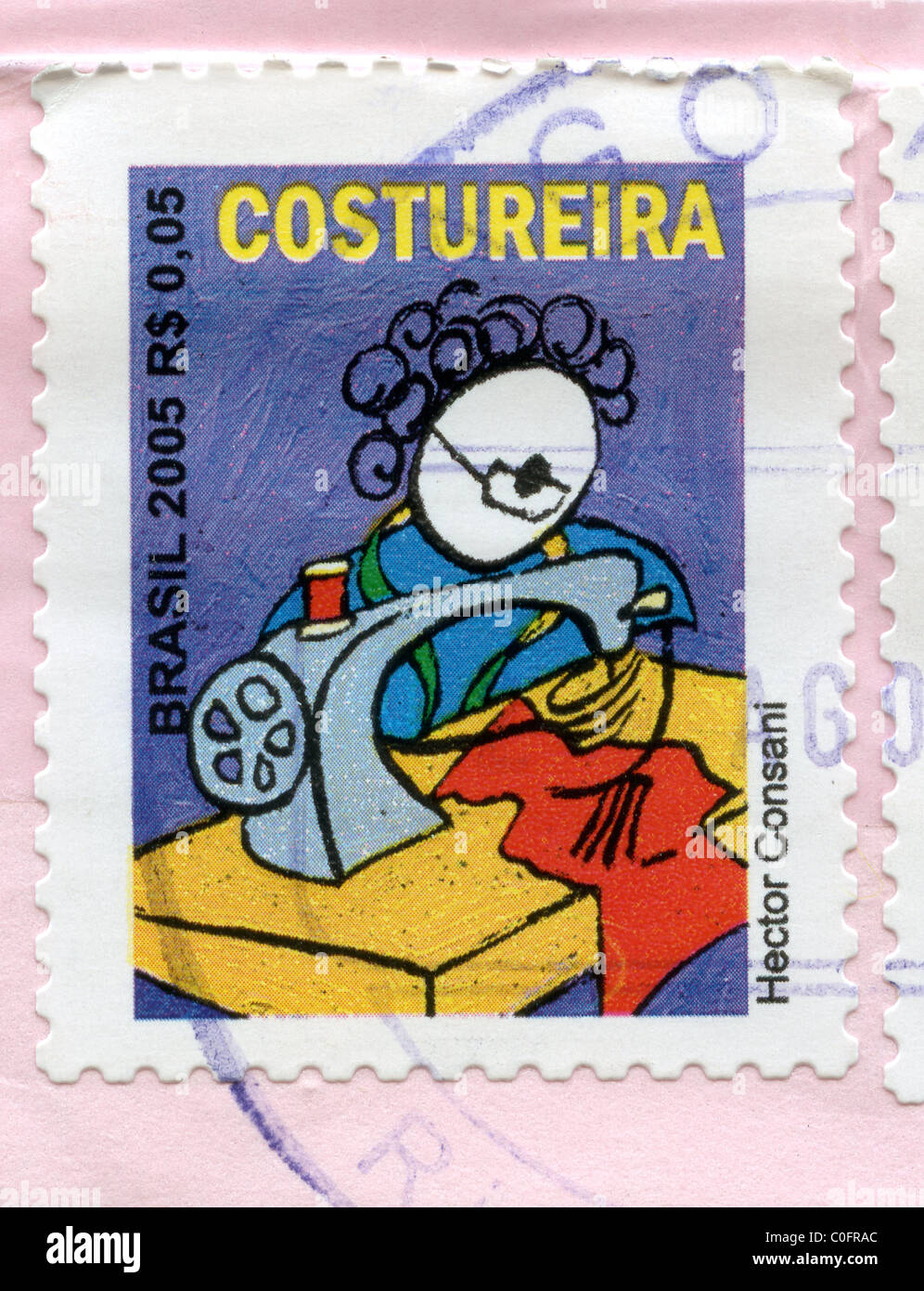 Brazil postage stamp Stock Photo - Alamy