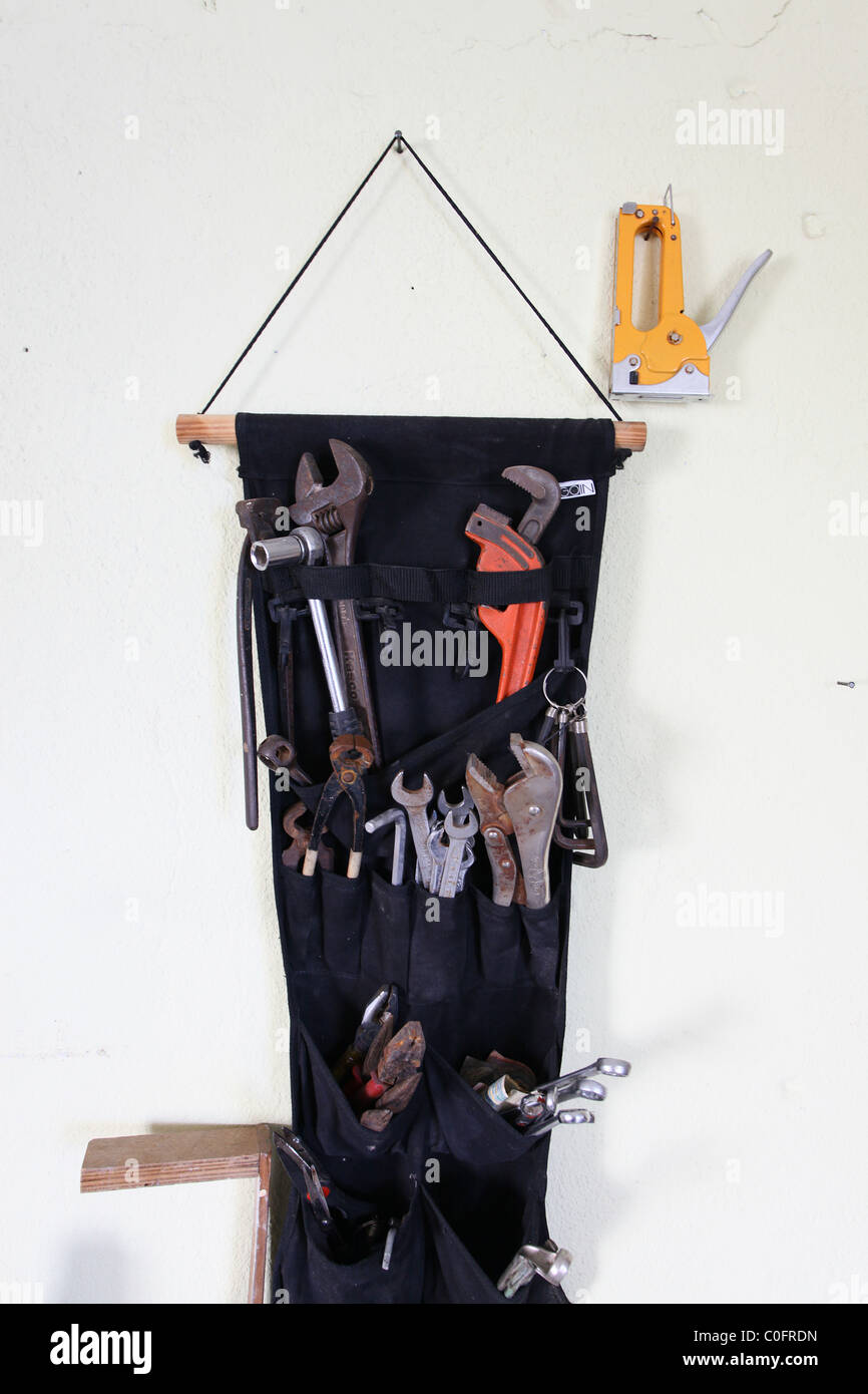 Various old tools hanging hi-res stock photography and images - Alamy