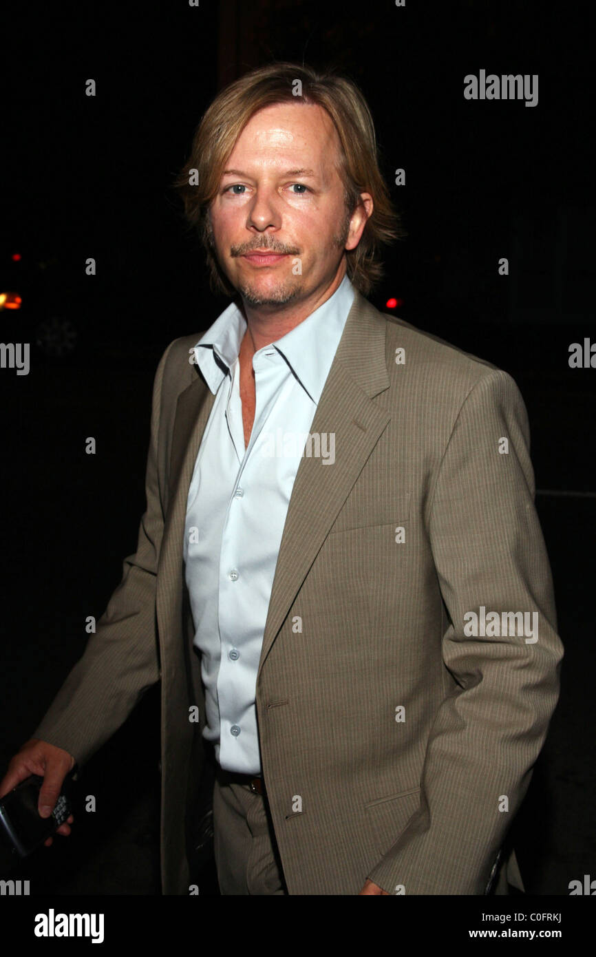David Spade arriving at STK restaurant West Hollywood, California - 30. ...