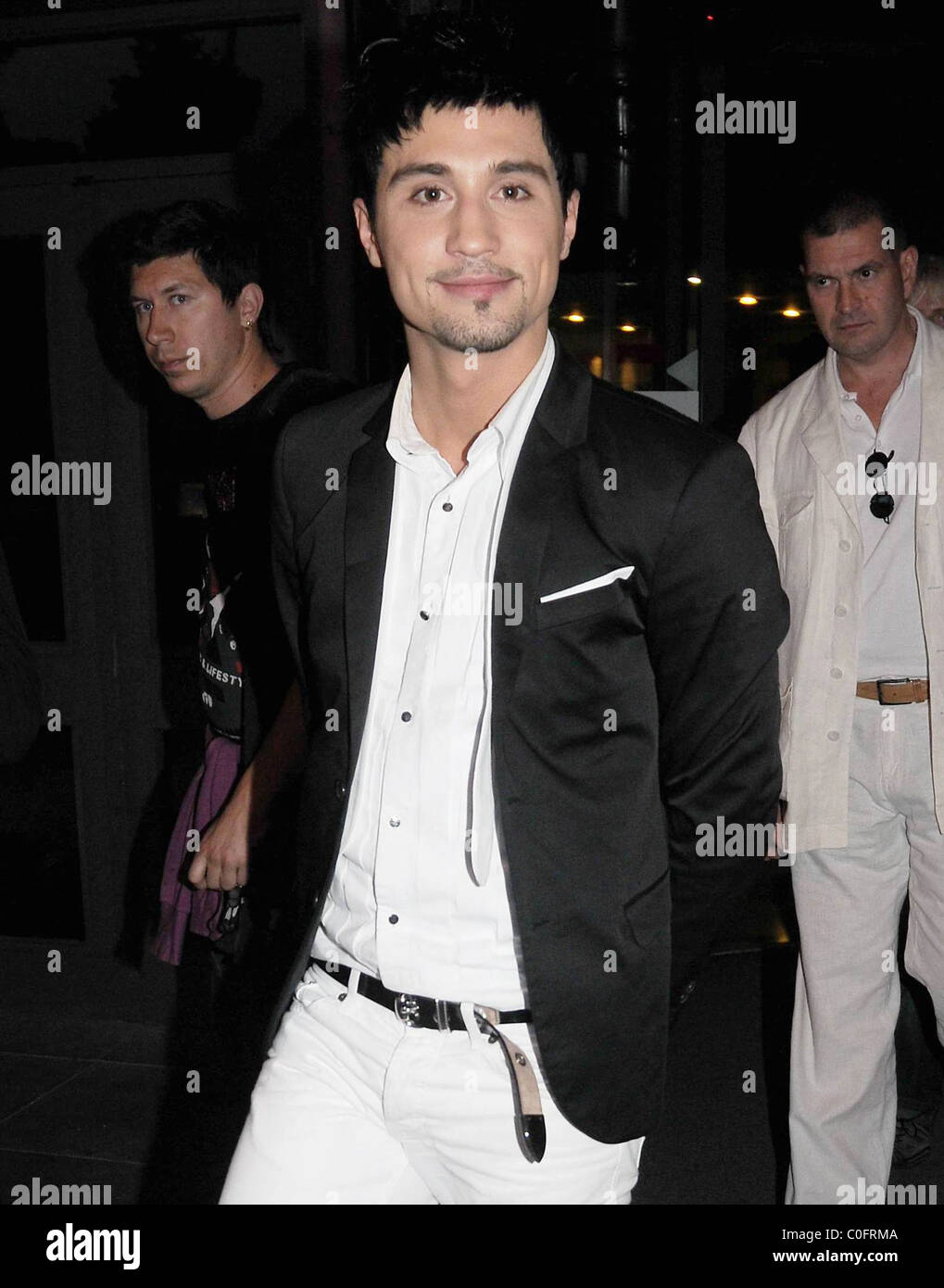 Russian Eurovision 2008 winner Dima Bilan arrives at The Late Late Show ...