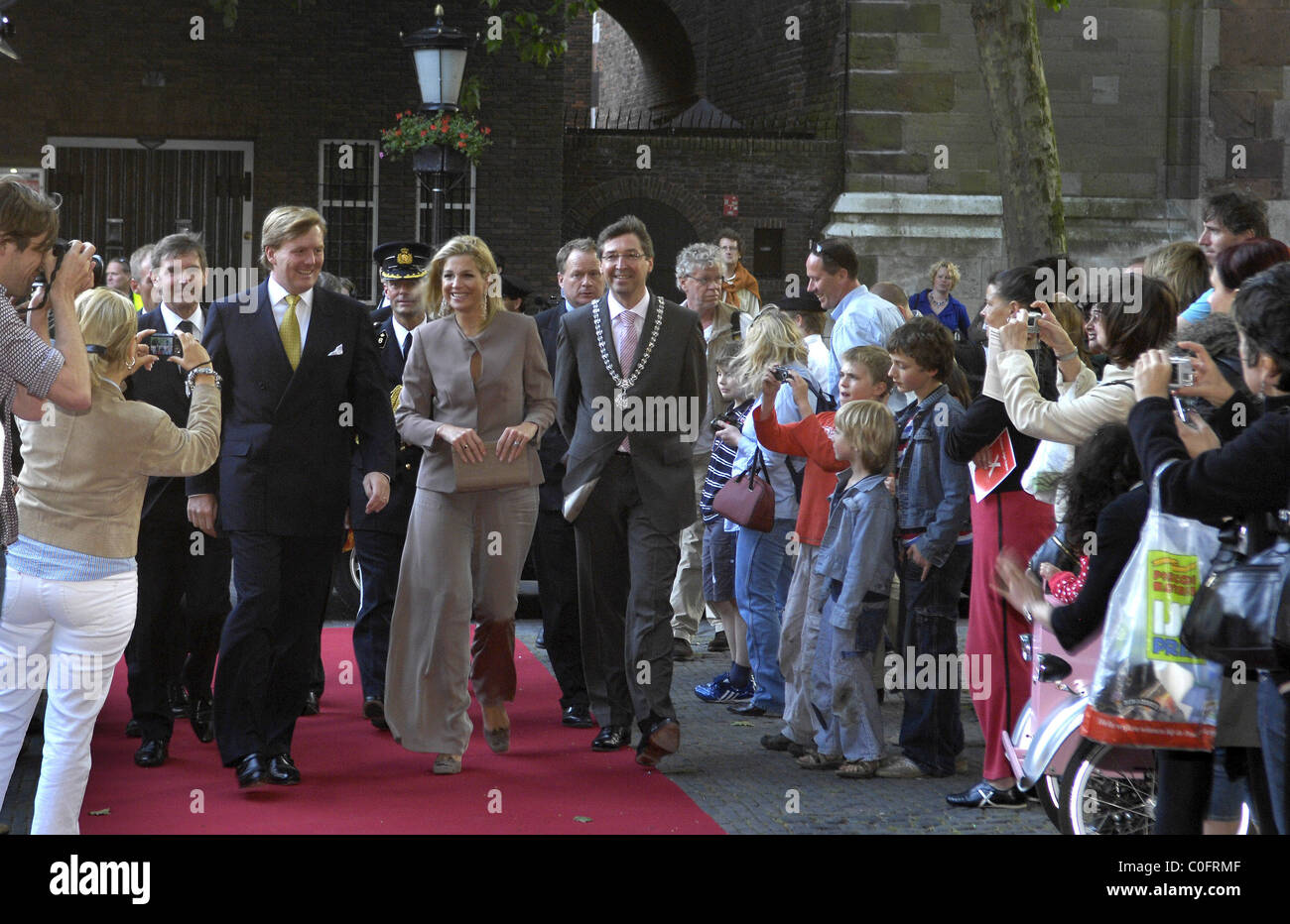 Prince Willem Alexander, Princess Maxima attend the "Peace of Utrecht ...