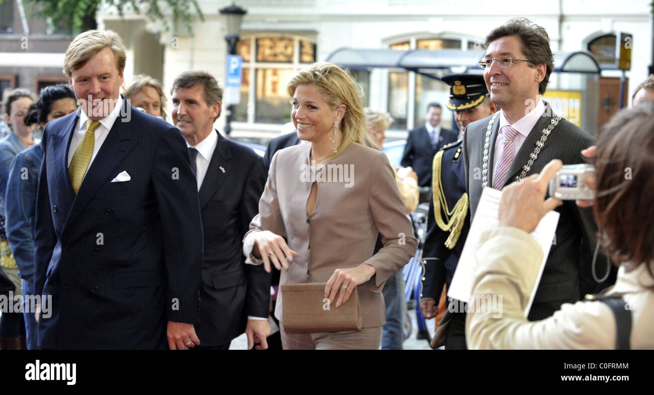Prince Willem Alexander, Princess Maxima attend the "Peace of Utrecht ...
