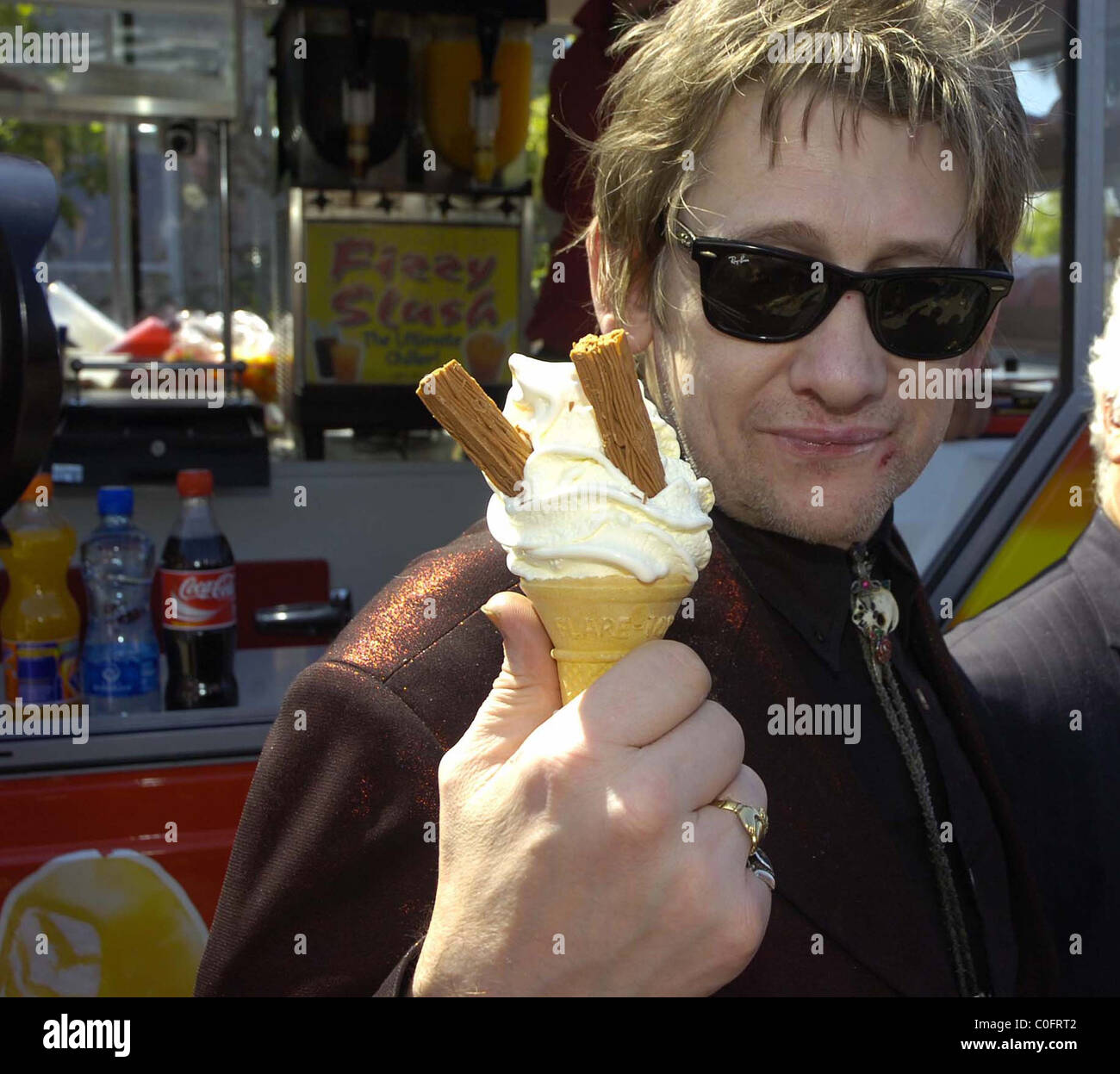 Shane MacGowan at Sandycover beach Dublin, Ireland - 31.05.08 Stock ...