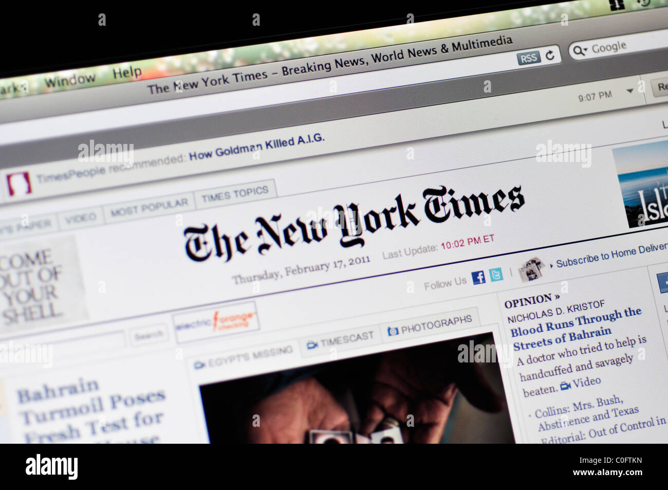 New your times hi-res stock photography and images - Alamy