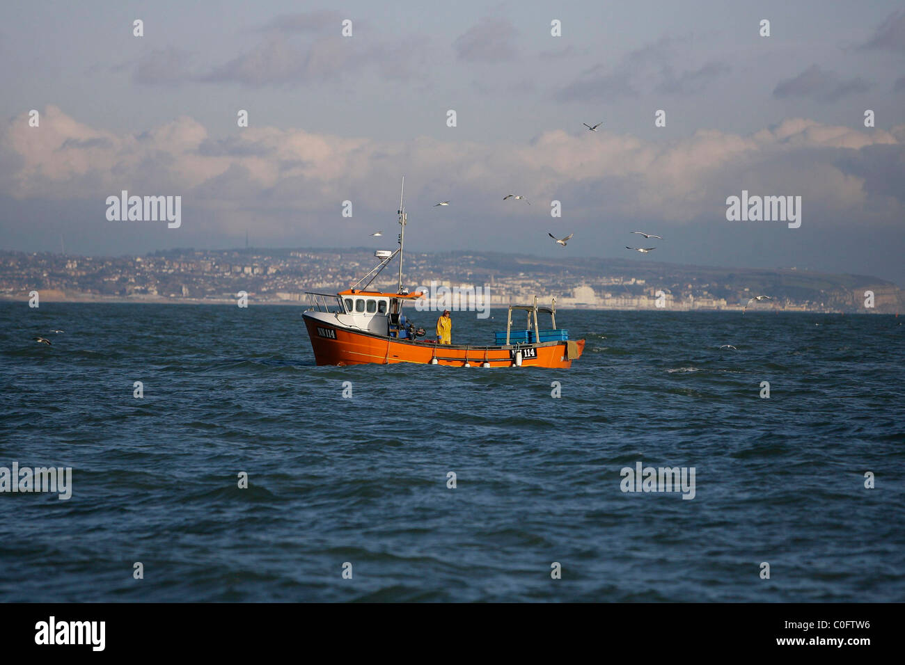Cod fishing in the English Channel. Picture by James Boardman Stock ...