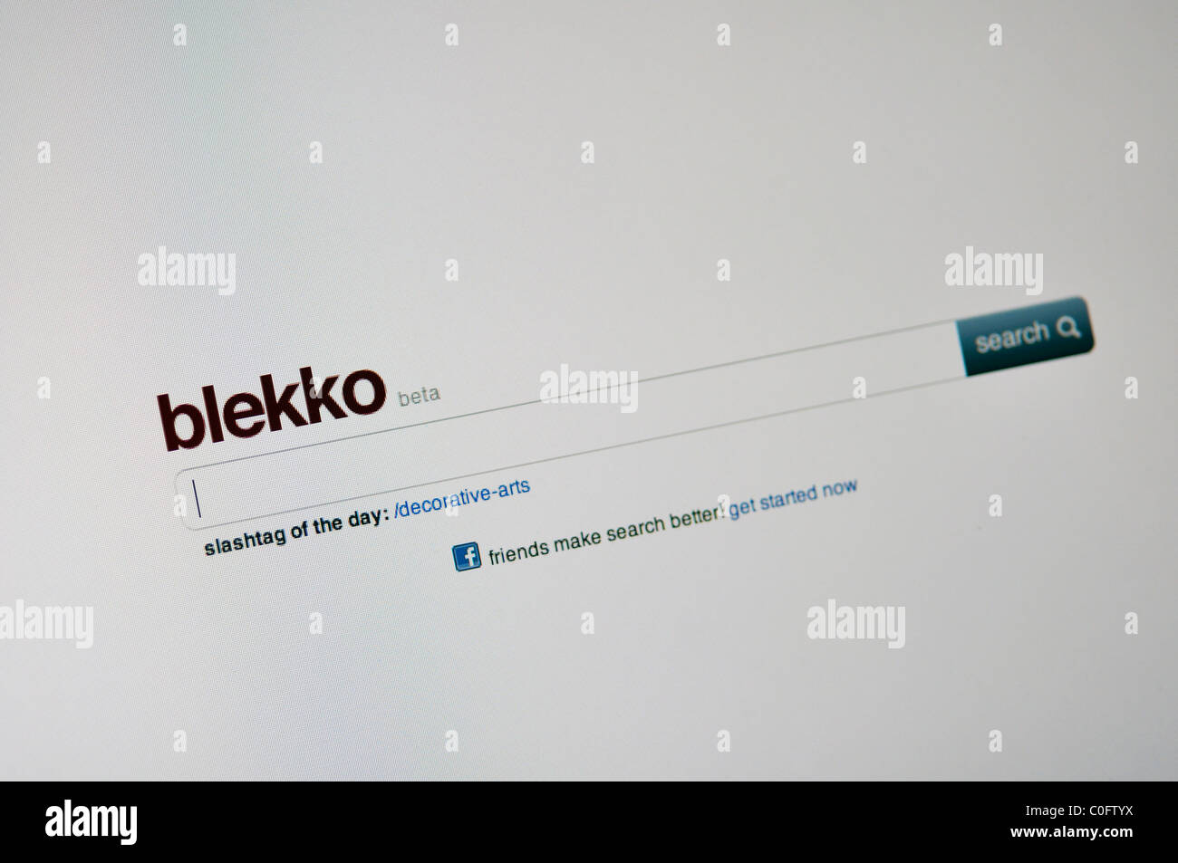 Blekko search engine website Stock Photo - Alamy
